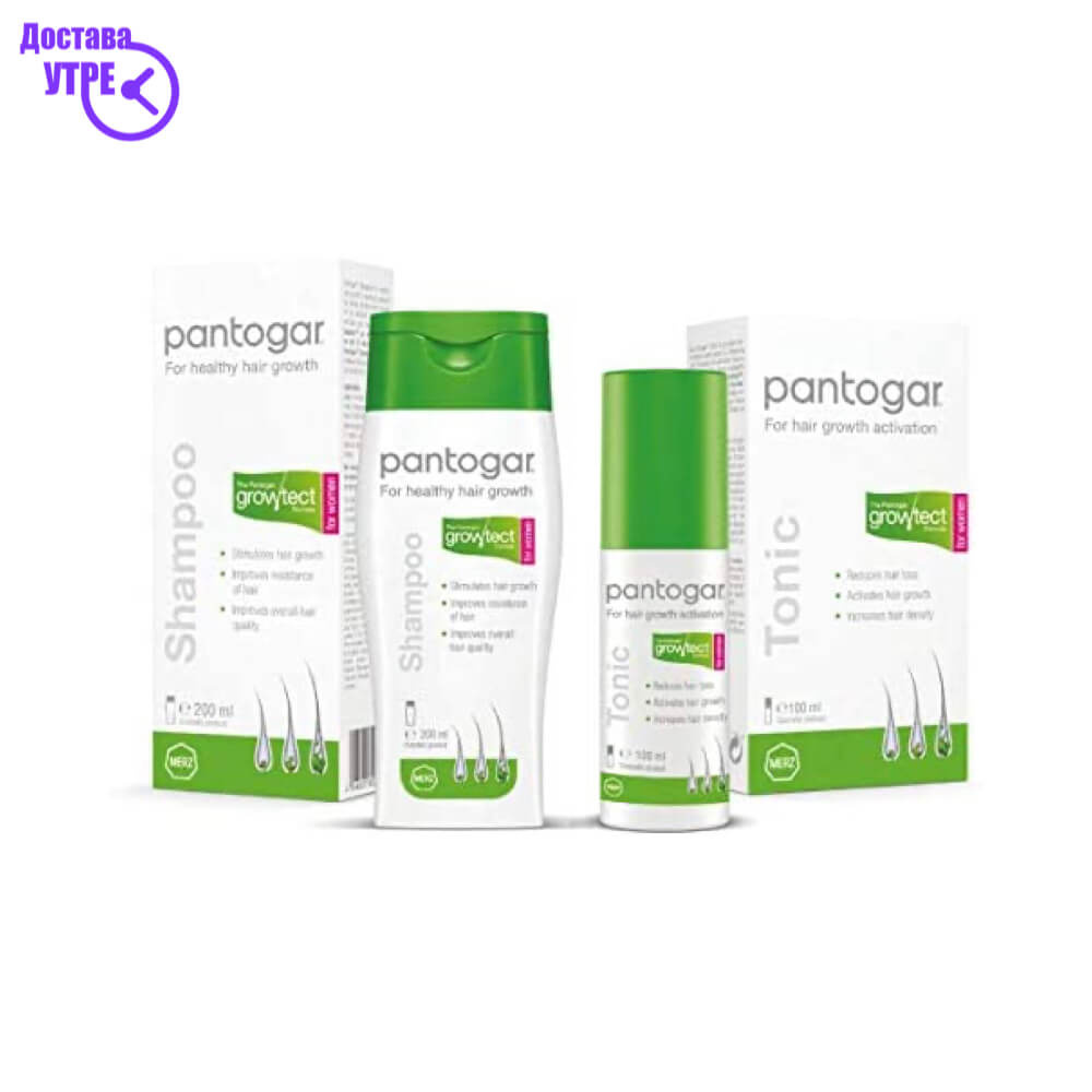 Pantogar shampoo +tonic for women 2 x 200 ml | КУПИ ONLINE