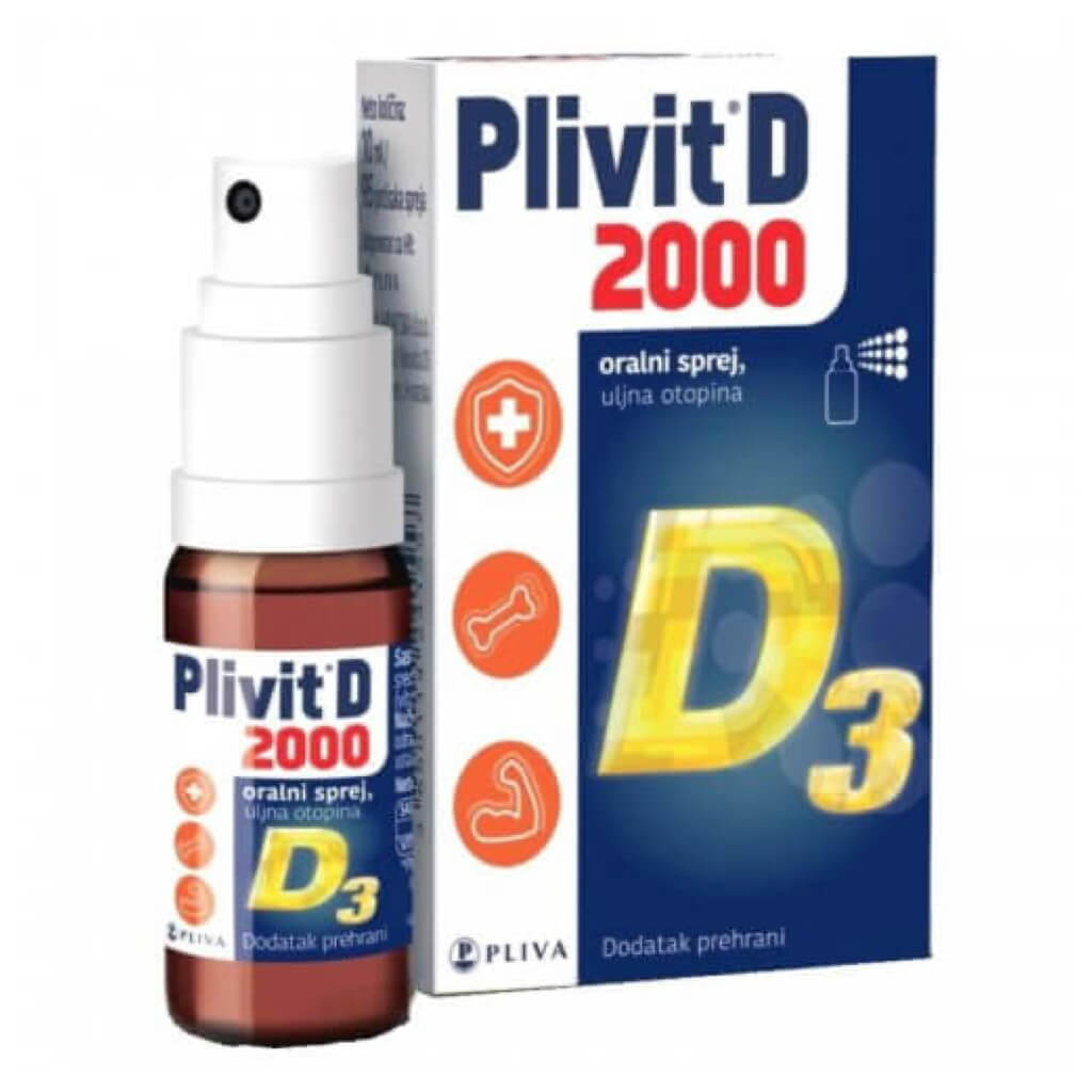 Plivit d3 2000 spray 10 ml | КУПИ ONLINE